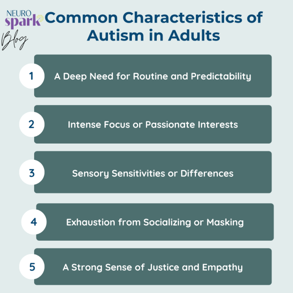 Five Common Characteristics of Adult Autism